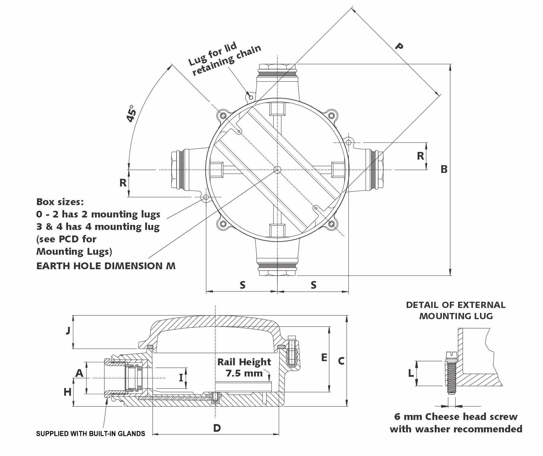 Pratley Ezee-Fit® Ex e/n Instrumentation Junction Box | Explosive ...